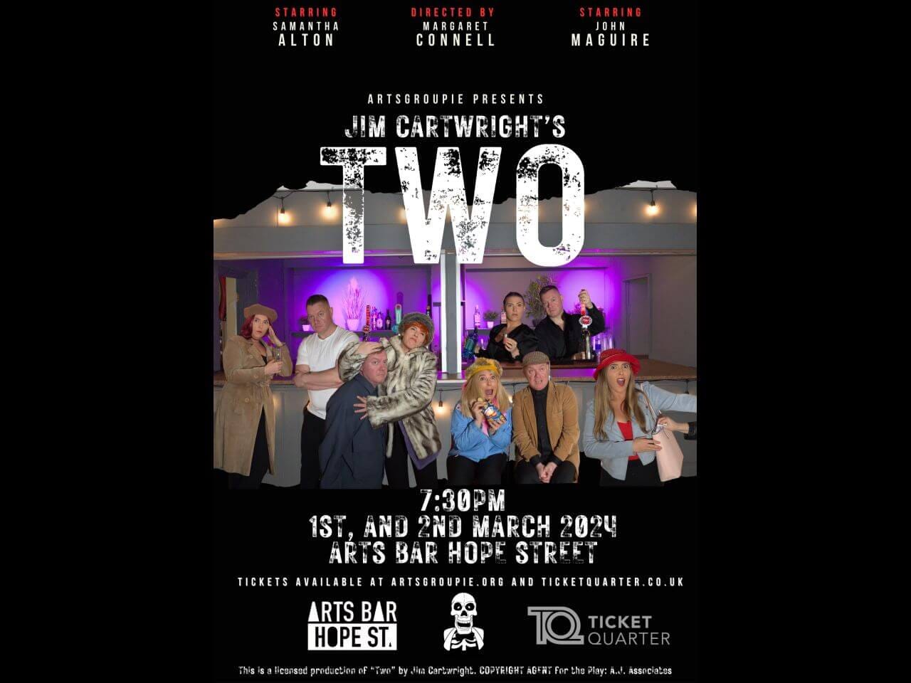 TWO by Jim Cartwright - ArtsGroupie CIC