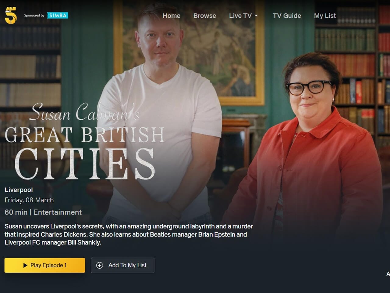 Channel 5 - Great British Cities - Liverpool (with ArtsGroupie's John Maguire) - ArtsGroupie CIC